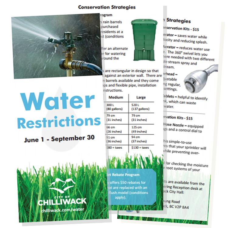 Summer Watering Restrictions - City of Chilliwack
