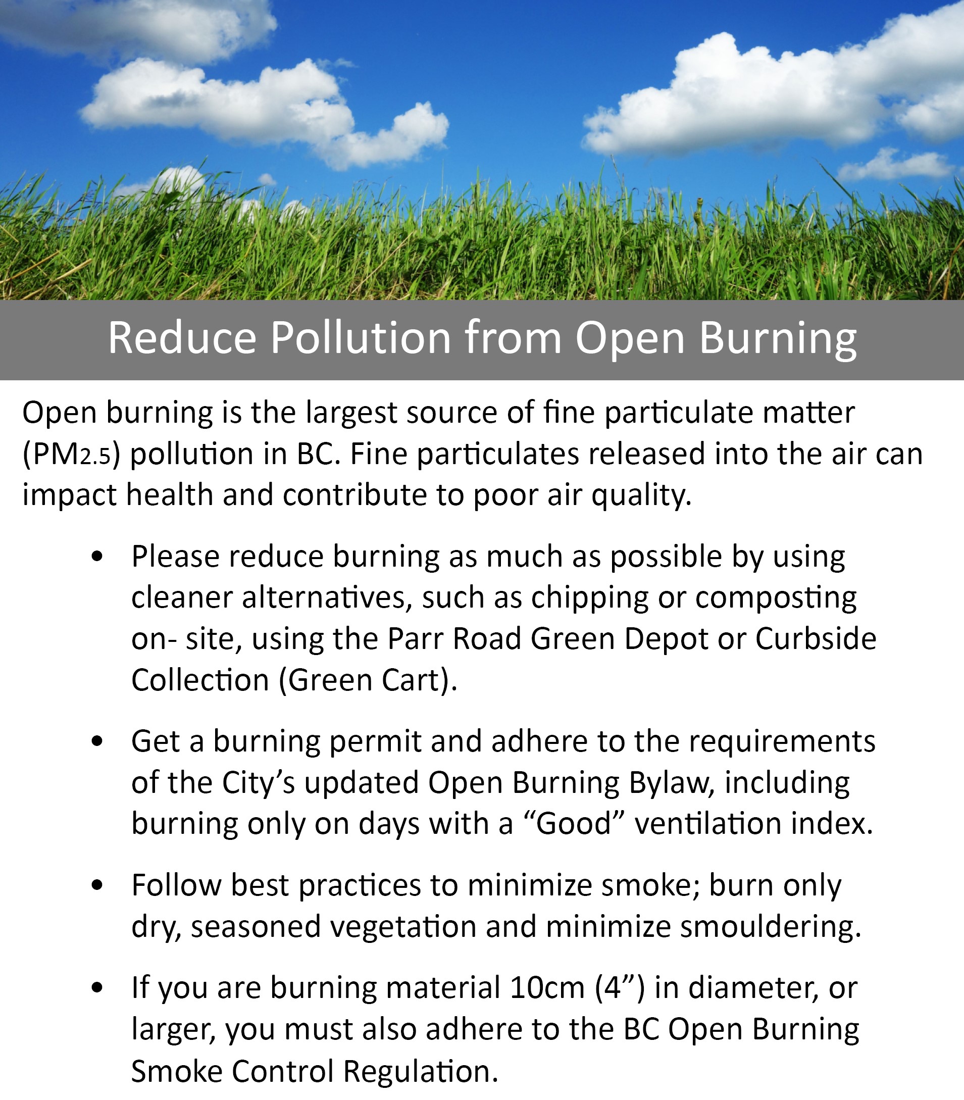 Open Burning - City of Chilliwack