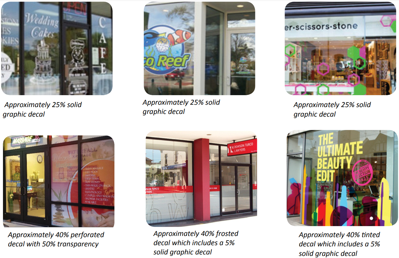 Design Guidelines for Window Decals - City of Chilliwack