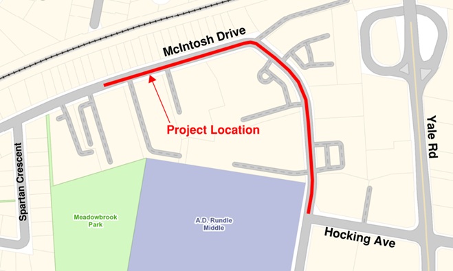 McIntosh Drive and Hocking Avenue Multi-use Pathway and Road Upgrades ...